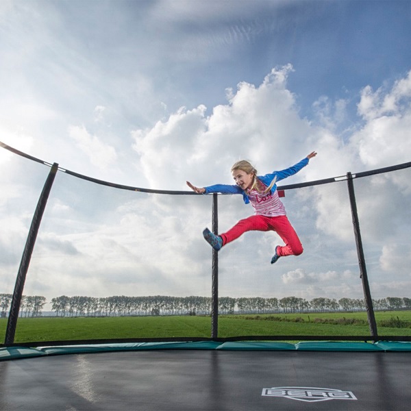 Berg Grand Champion 520 Inground Trampoline Green - Outside Play