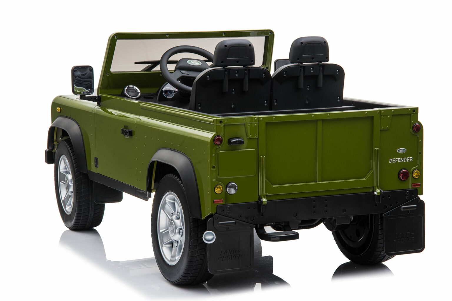 Green Land Rover Defender 90