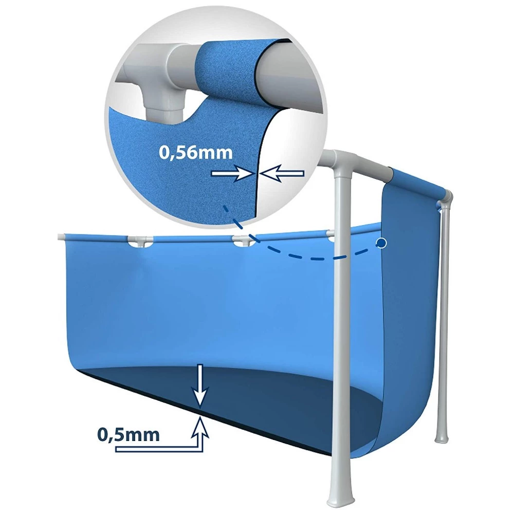 Intex Metal Frame 7ft Swimming Pool (28270NP) - Outside Play
