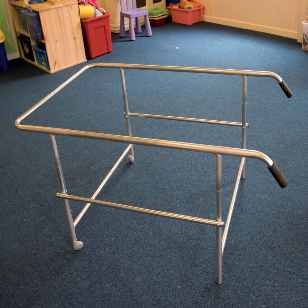 Complete Yellow Cascade Set With Tray, Stand, Shelf & Lid - Outside Play