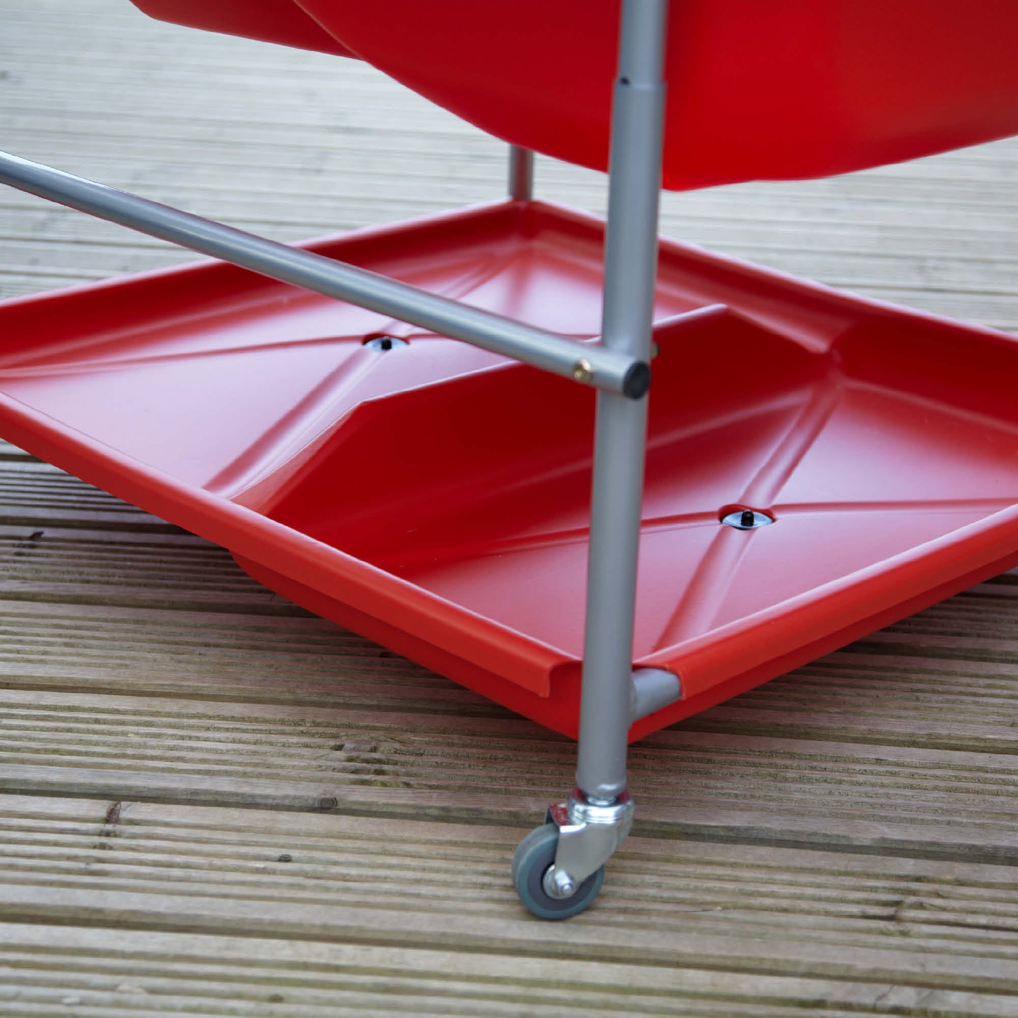 Red Storage Shelf - Outside Play
