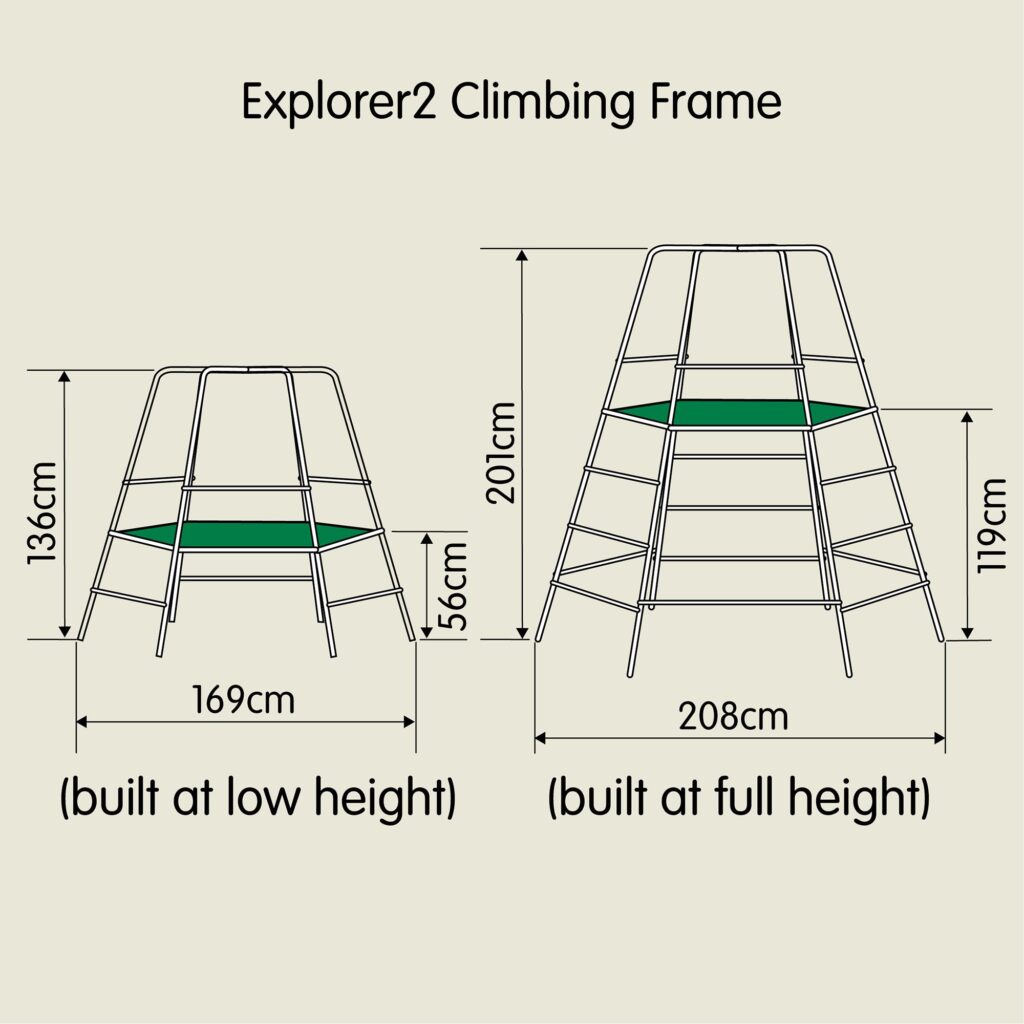 Tp Explorer Metal Climbing Frame - Outside Play