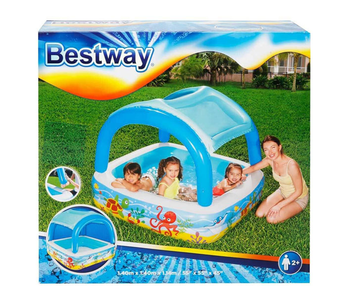 Bestway 52192 Canopy Paddling Pool - Outside Play