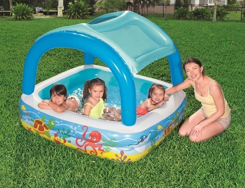 Bestway 52192 Canopy Paddling Pool - Outside Play