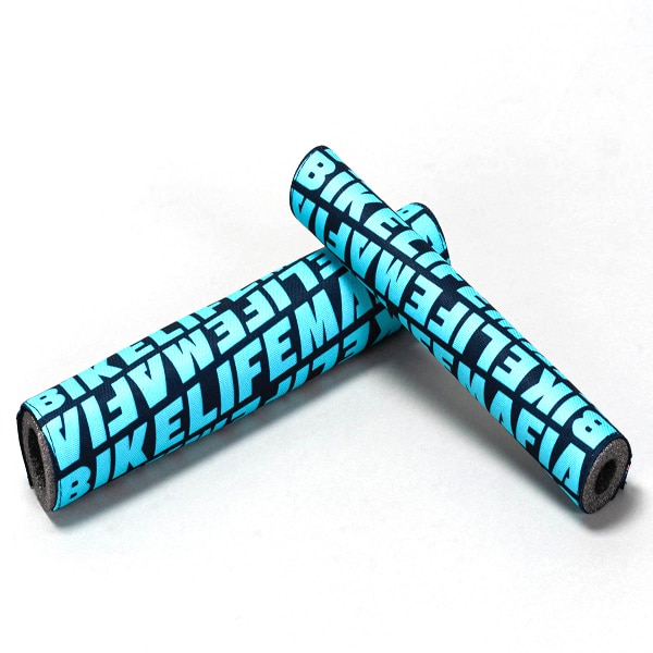 Bikelifemafia Pads Set Teal/Black BMX Pads - Outside Play