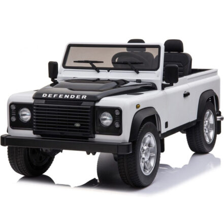 White Land Rover Defender 90