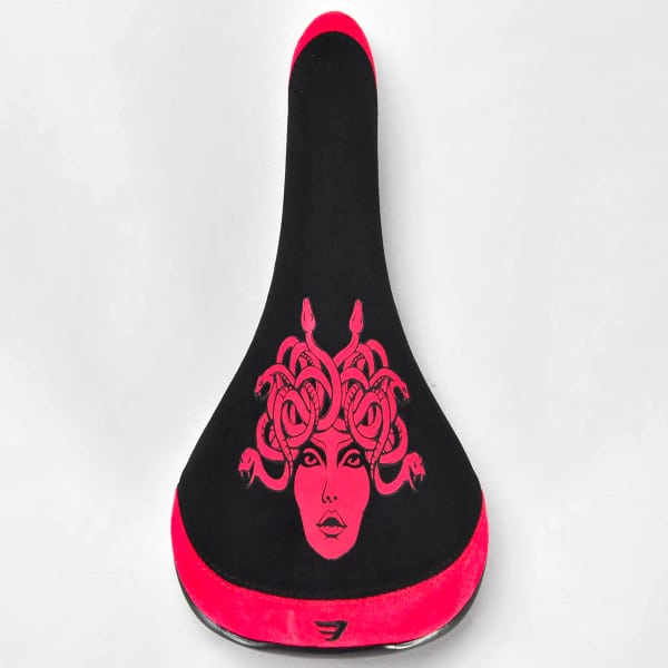 Medusa Red Seat Mafia Wheelie Bike Seat - Outside Play