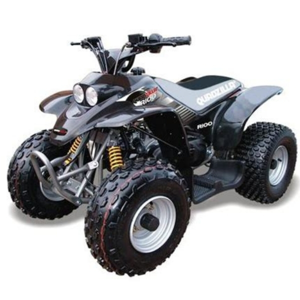 Quadzilla R100 Kids Quad Bike 2 Stroke Black - Outside Play