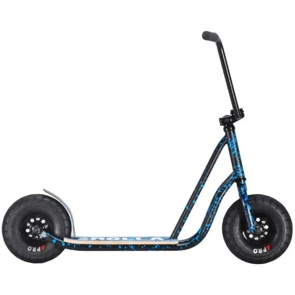Rocker Rolla Scooter Blue Splatter - Outside Play