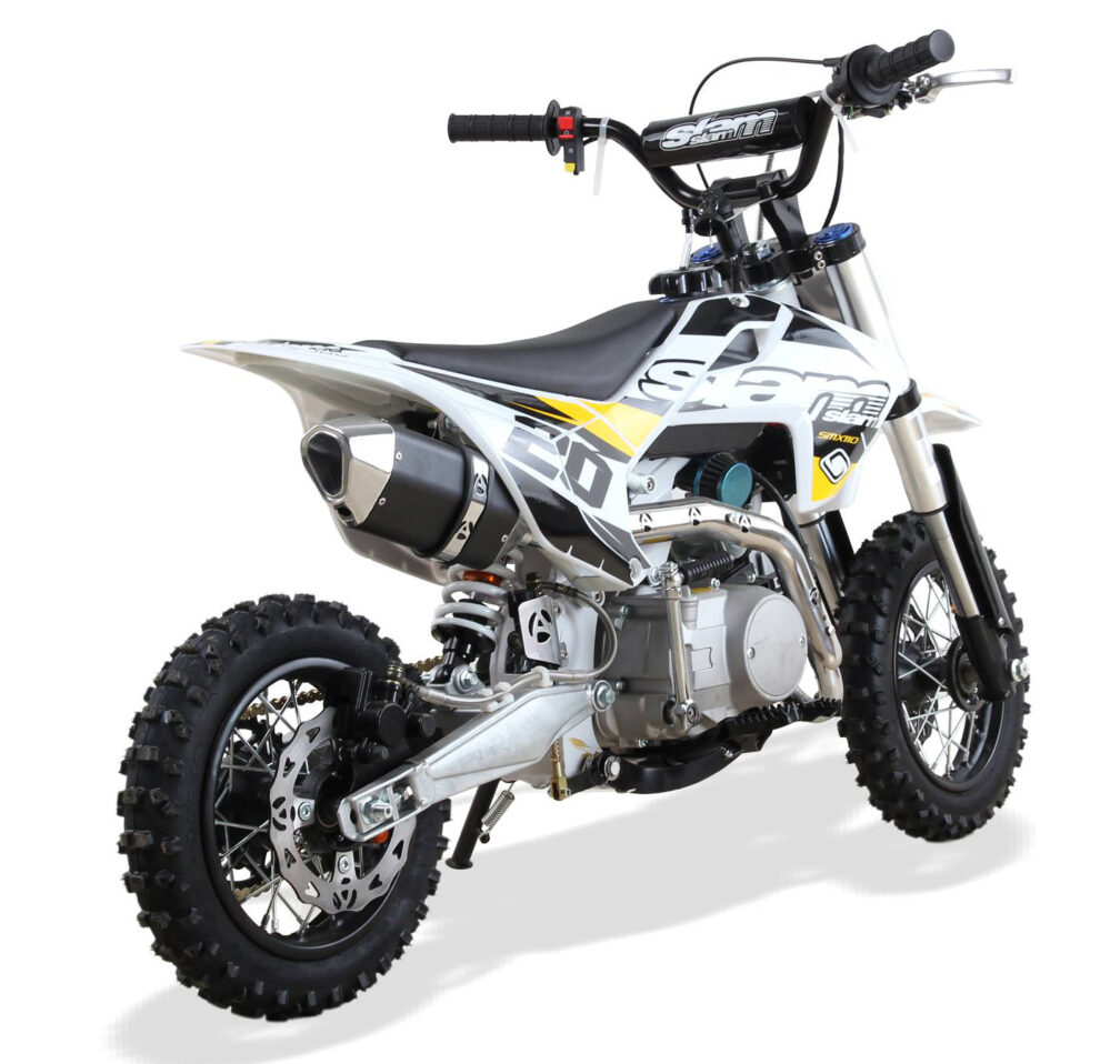 Slam Smx110 Dirt Bike 110Cc Kids Pit Bike Small Wheel - Outside Play