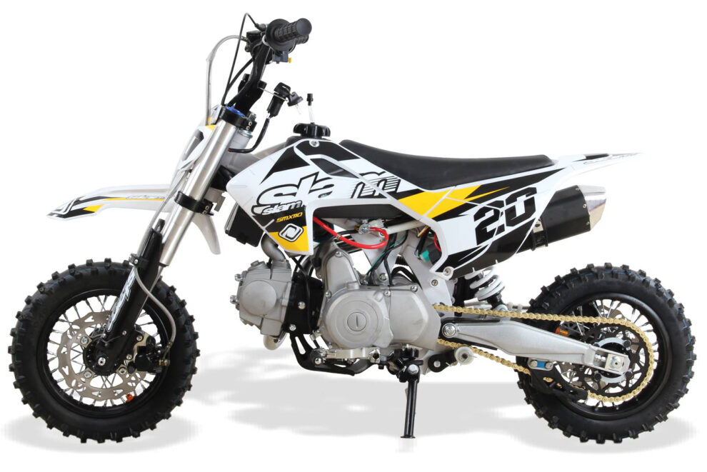 Slam Smx110 Dirt Bike 110Cc Kids Pit Bike Small Wheel - Outside Play