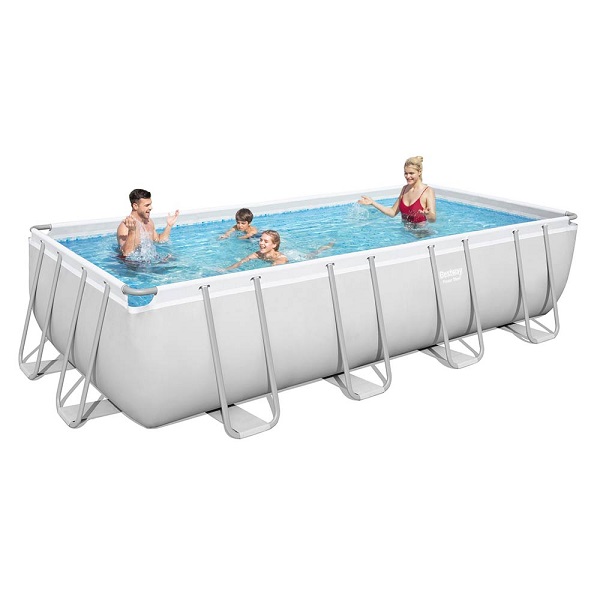 Bestway 56474 24ft Rectangular Frame Pool 732x366x132cm - Outside Play