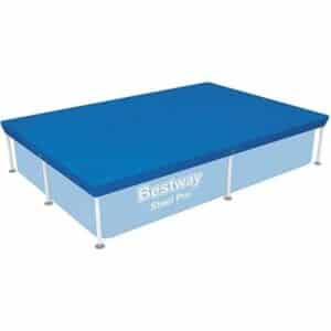 Bestway Flowclear Rectangular Pool Cover - 7ft 4" x 5ft 4" - Outside Play
