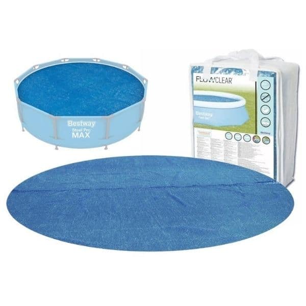 Bestway 58241 10ft Solar Pool Cover - Outside Play