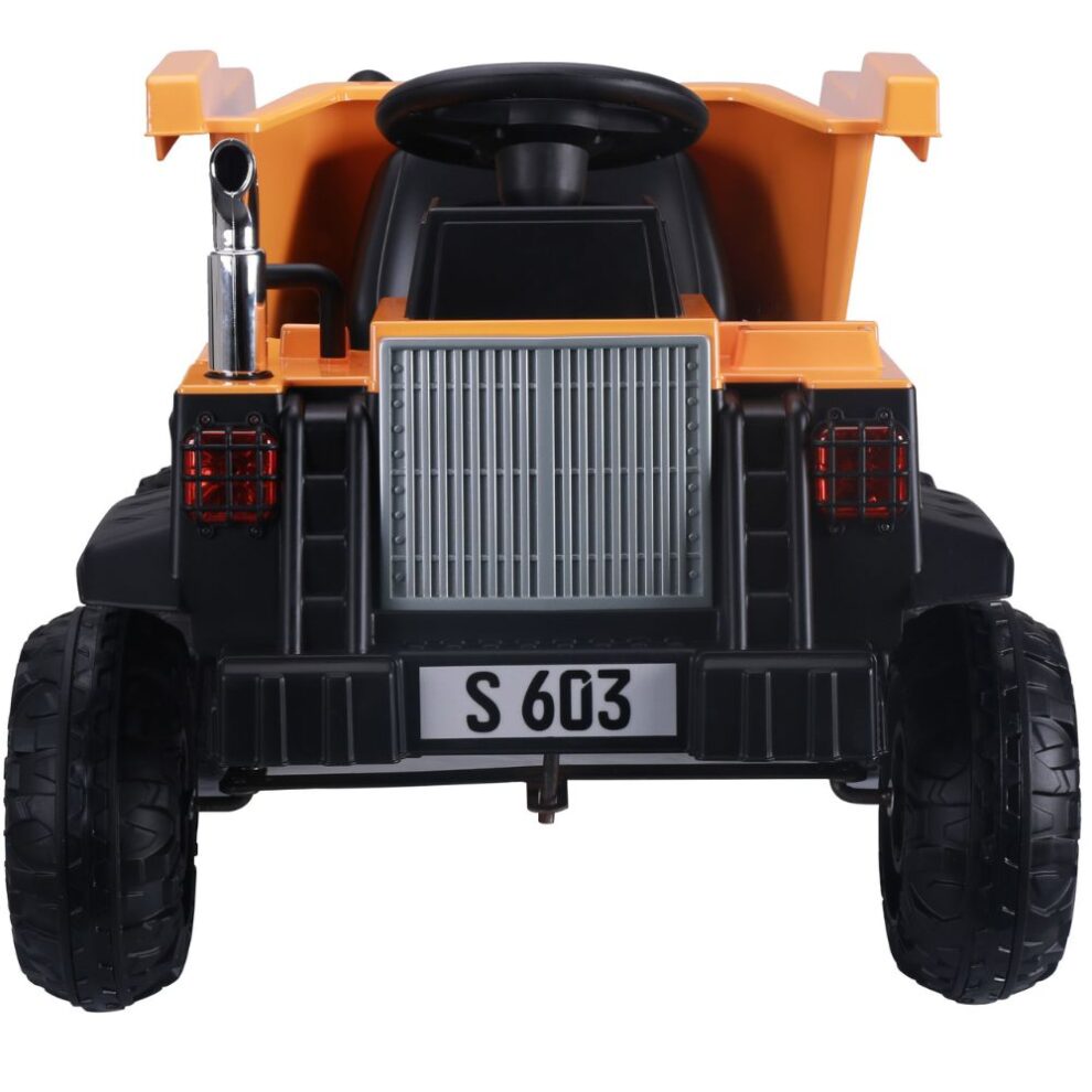 Kids 12v Electric Dumper Truck - Outside Play