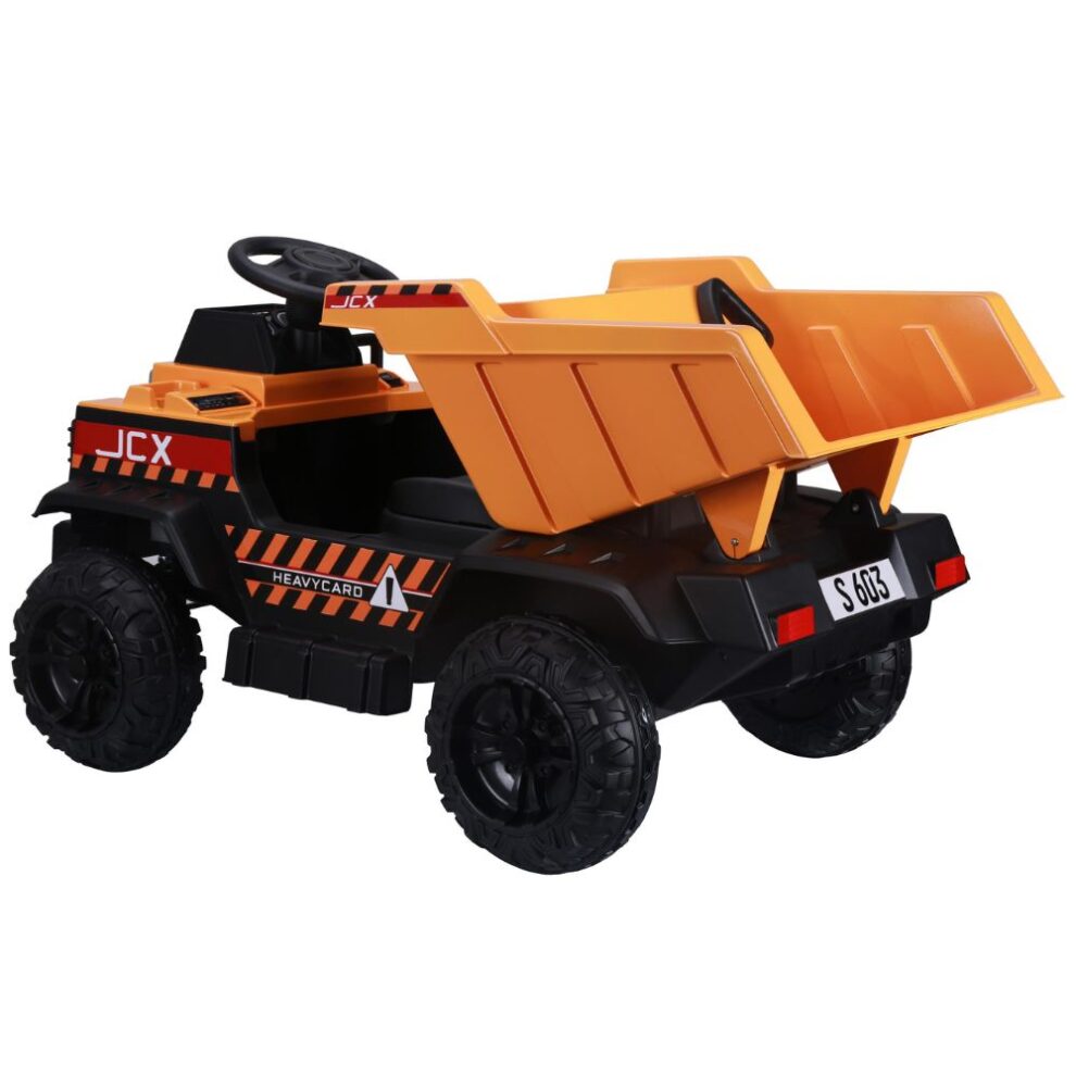 Kids 12v Electric Dumper Truck - Outside Play