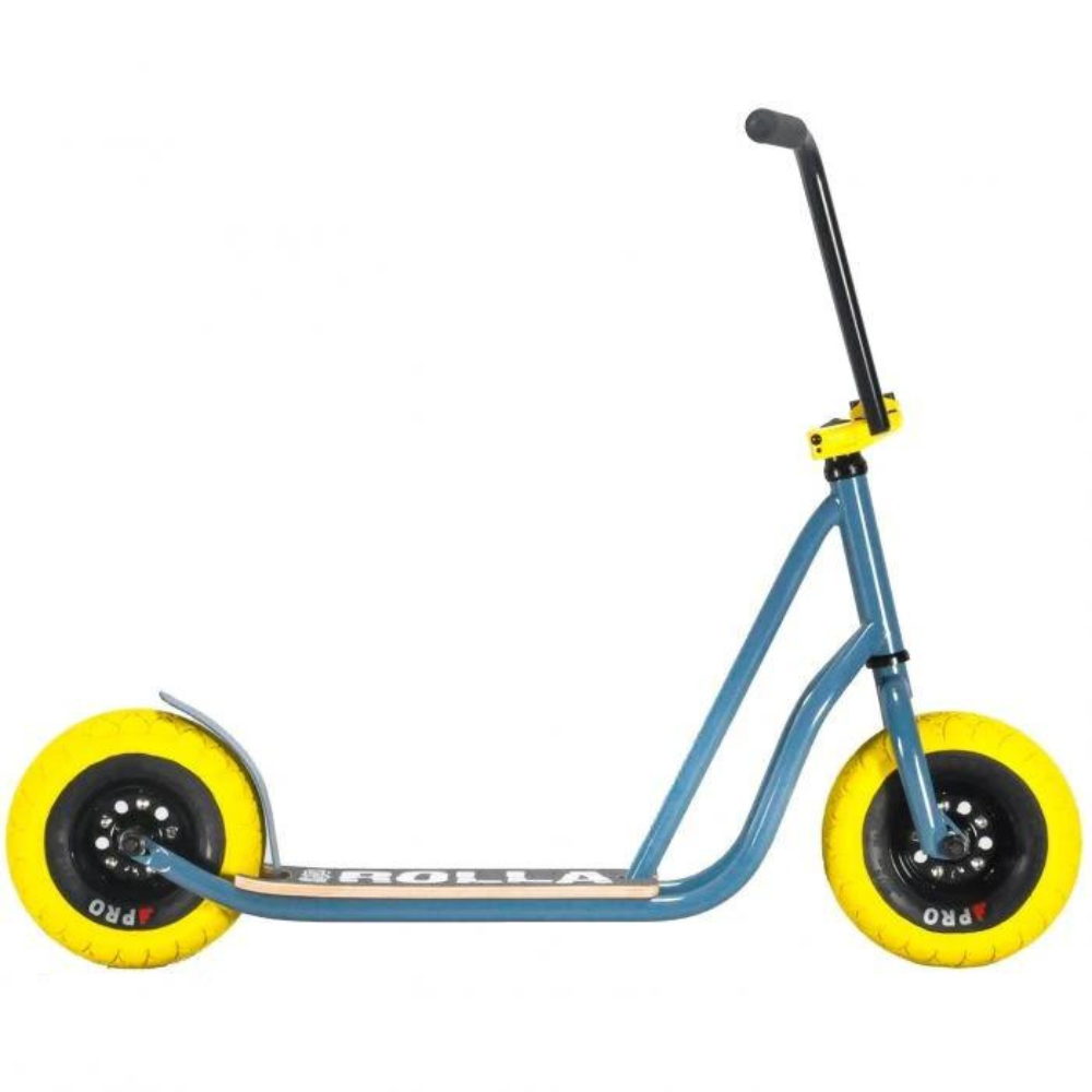 Rocker Rolla Scooter Grey & Yellow - Outside Play
