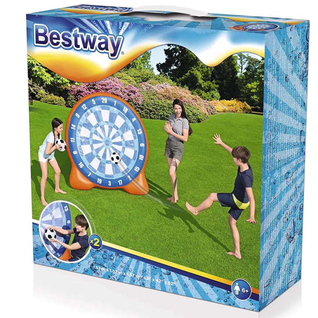 Bestway 52307 All Star Kickball Inflatable Dartboard - Outside Play
