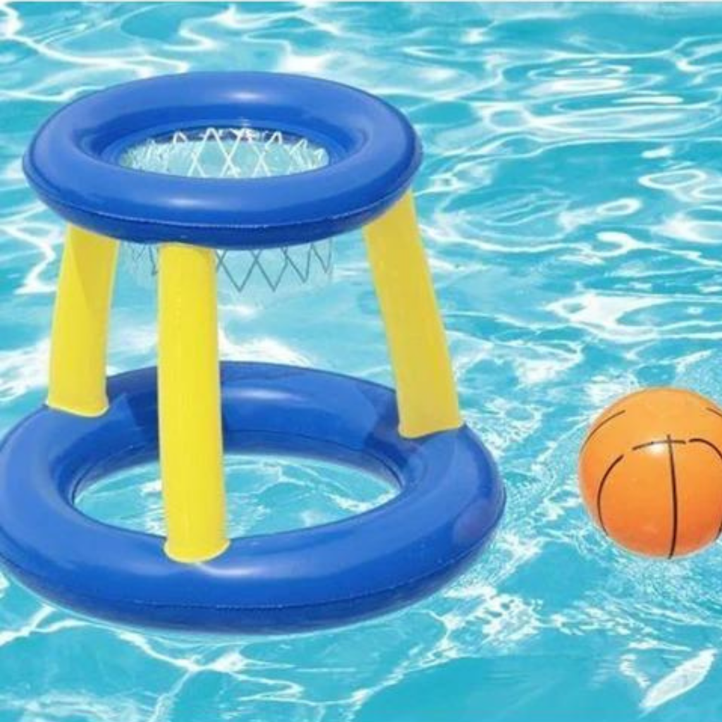 Bestway 52418 Splash N Hoop Inflatable Basketball Floating Pool Game ...