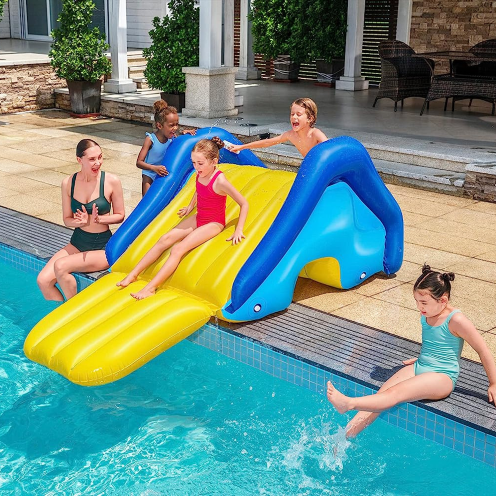 Bestway 52453 Bestway Giant Inflatable Pool Water Slide - Outside Play