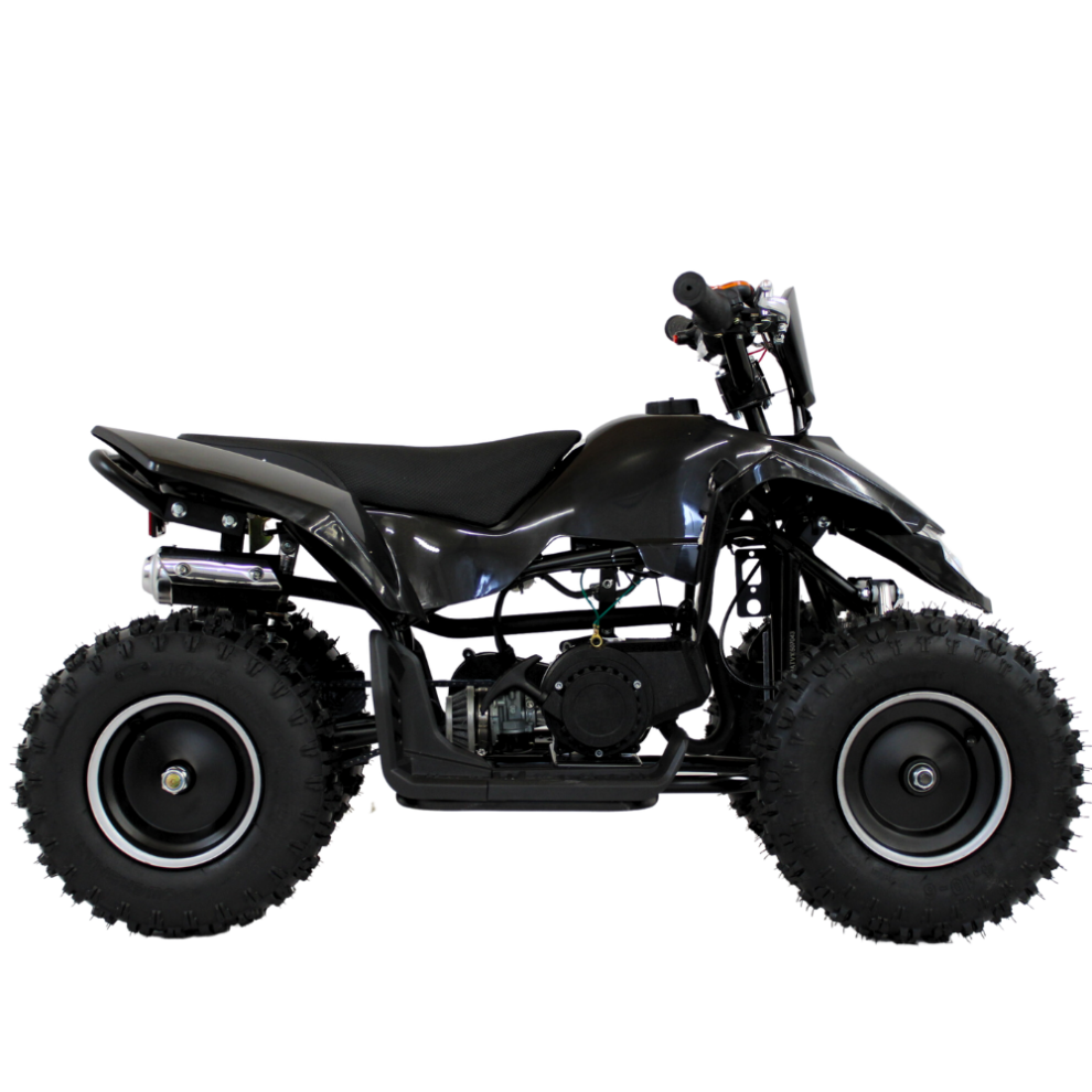 Hawkmoto 50cc Mini Quad Bike For Kids Black - SX Avenger | Outside Play