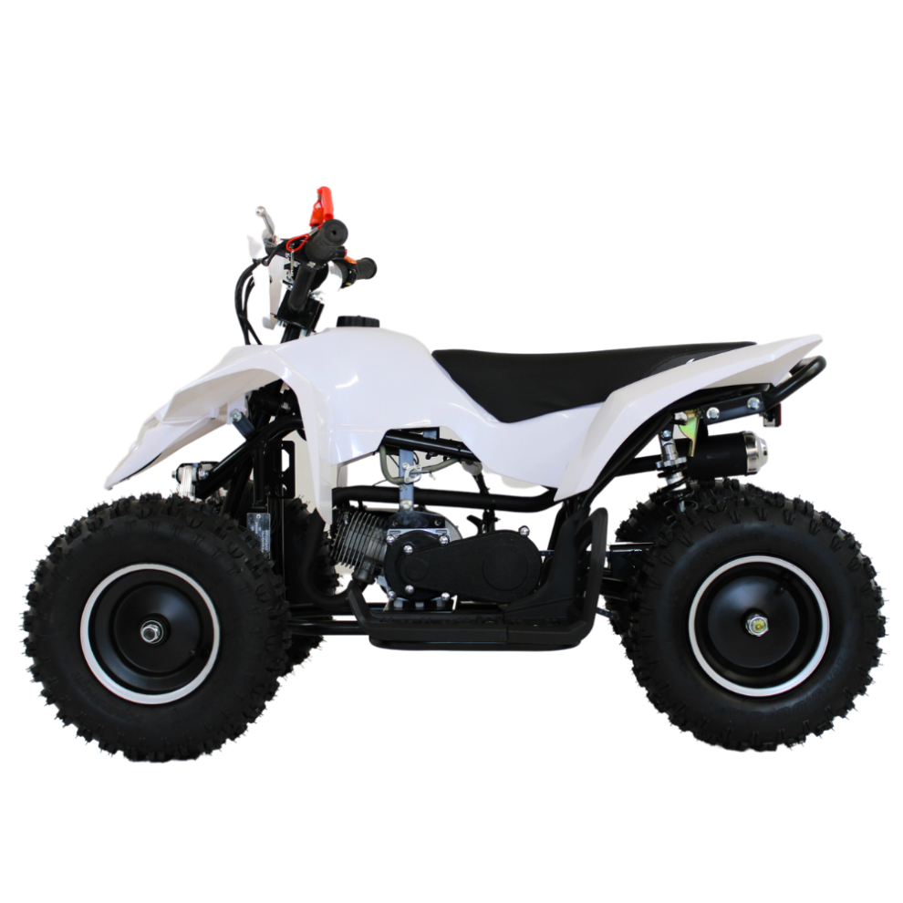 Hawkmoto SX-49R Avenger V2 50cc Mini Kids Quad Bike White Assembled ...