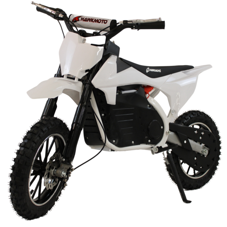Hawkmoto 36v Kids Electric Mini Dirt Bike Mini Pit Bike 1000w White ...