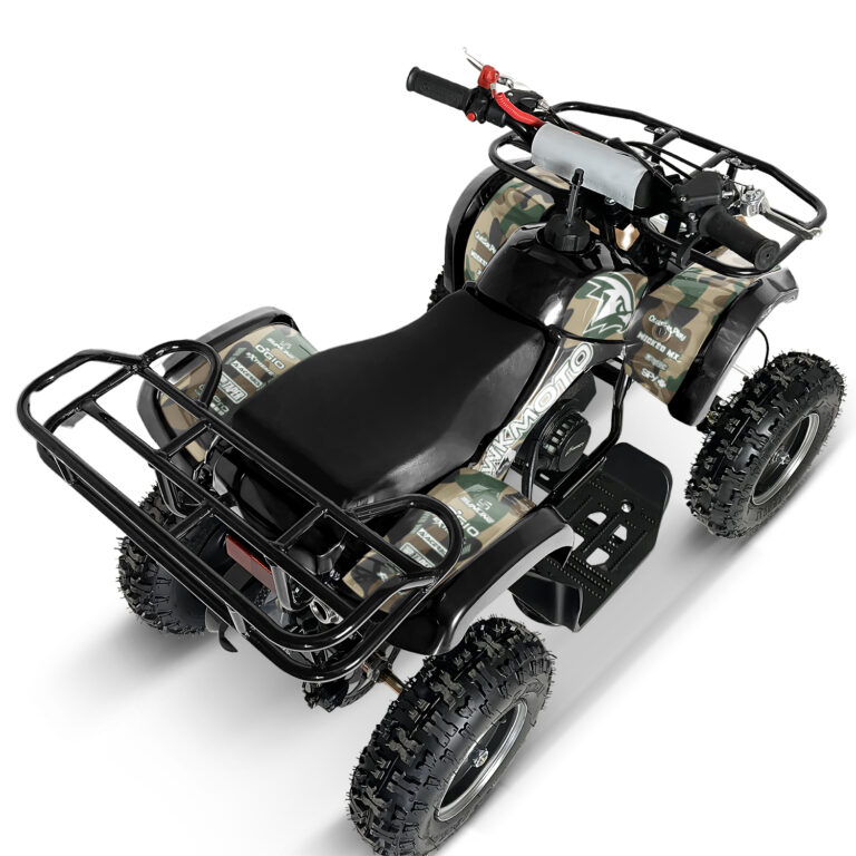 Black Hawkmoto FRM-49R V2 50cc Mini Kids Quad Bike - Traditional Camo ...