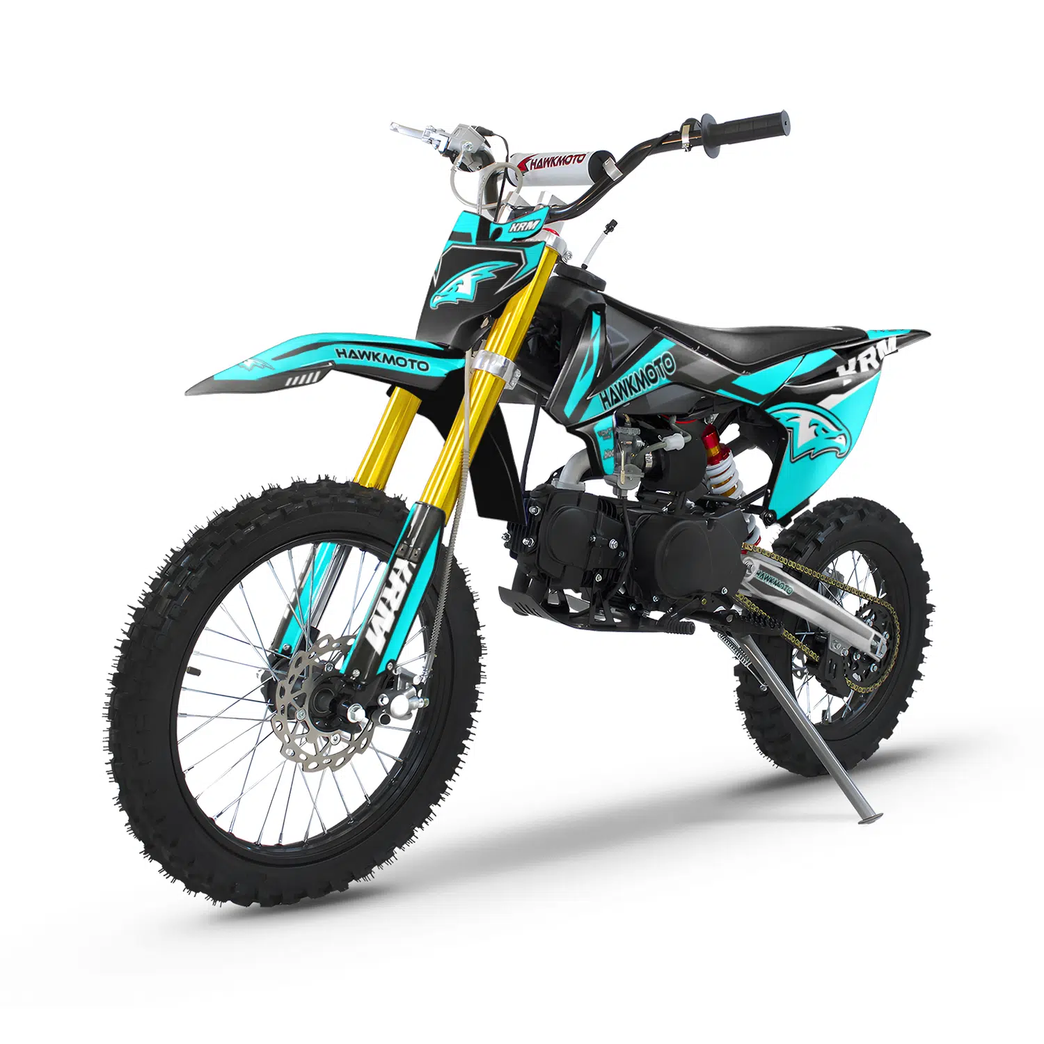 Hawkmoto KRM Kids Pit Bike | 70cc | 90cc | 110cc | 125cc Geared or Automatic - Ice Blast ...