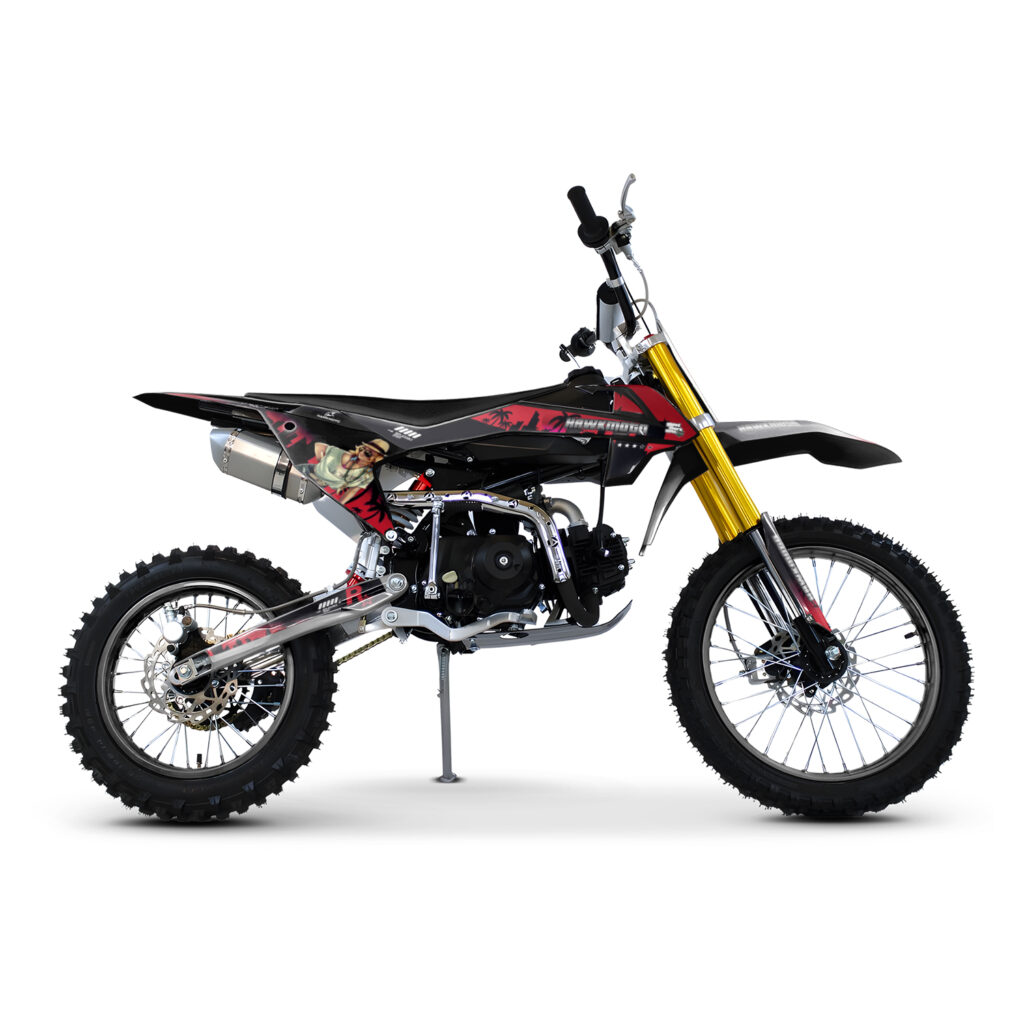 Hawkmoto KRM Kids Pit Bike | 70cc | 90cc | 110cc | 125cc Geared or ...